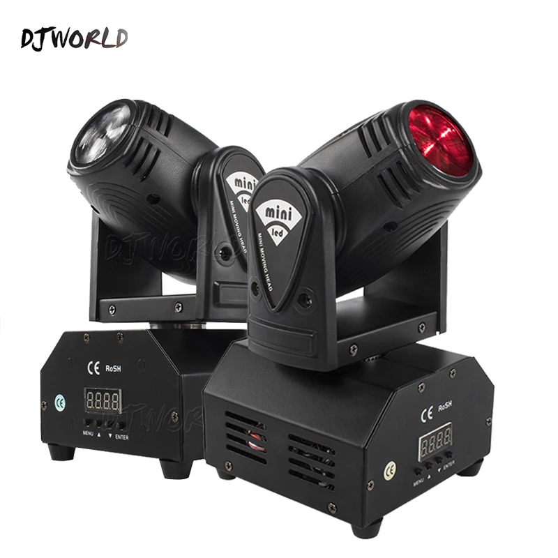 Lyre Mini 10W LED Beam Moving Head Light RGBW 4in1 Spot Party Karaoke ...
