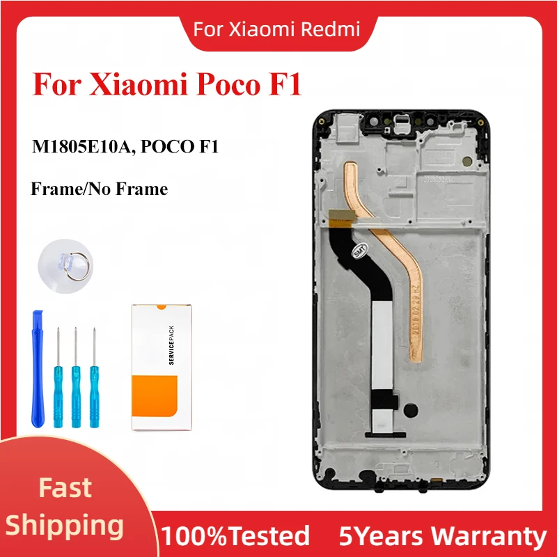 M1805E10A-Tested-Premium-Lcd-For-Xiaomi-Poco-F1-Display-Touch-Screen ...