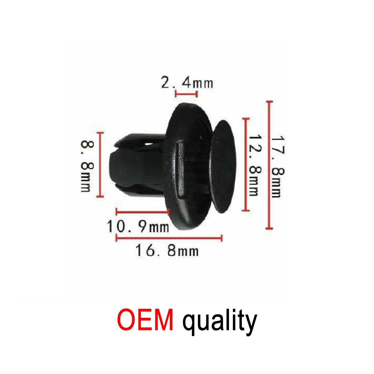 100/500x OEM auto fasteners Bumper Retainer for Toyota Hiace Joylong ...