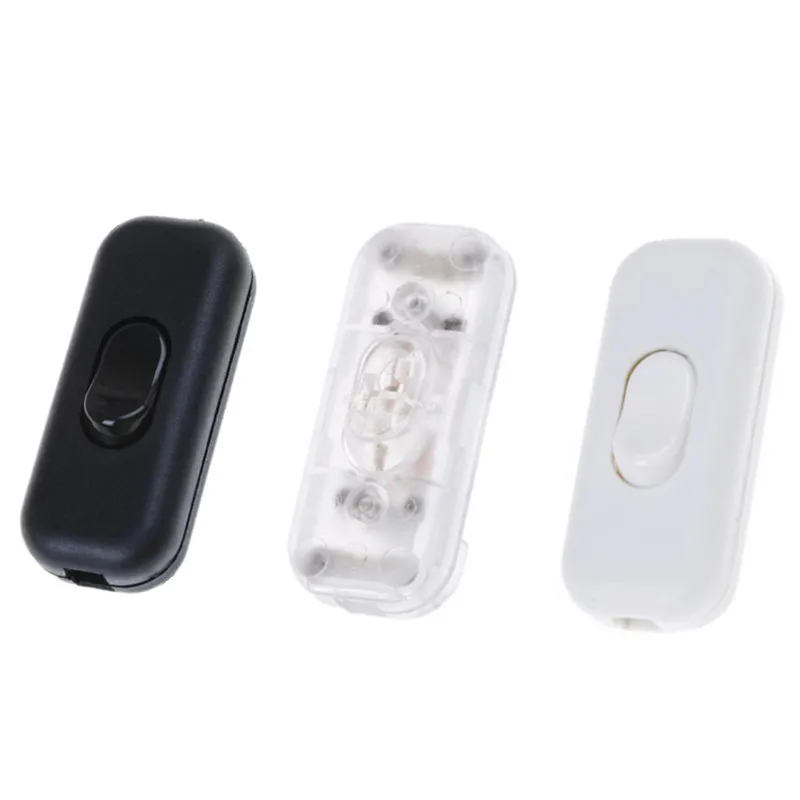 Upgrade Bedside Lamp Switch Ac 110v-250v Inline On/off Table Desk Light ...