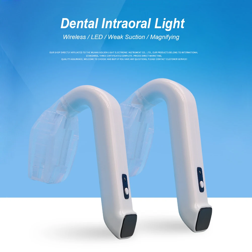 1 Set Wireless Dental Intraoral Light Plus Suction Wireless LED Lamp ...