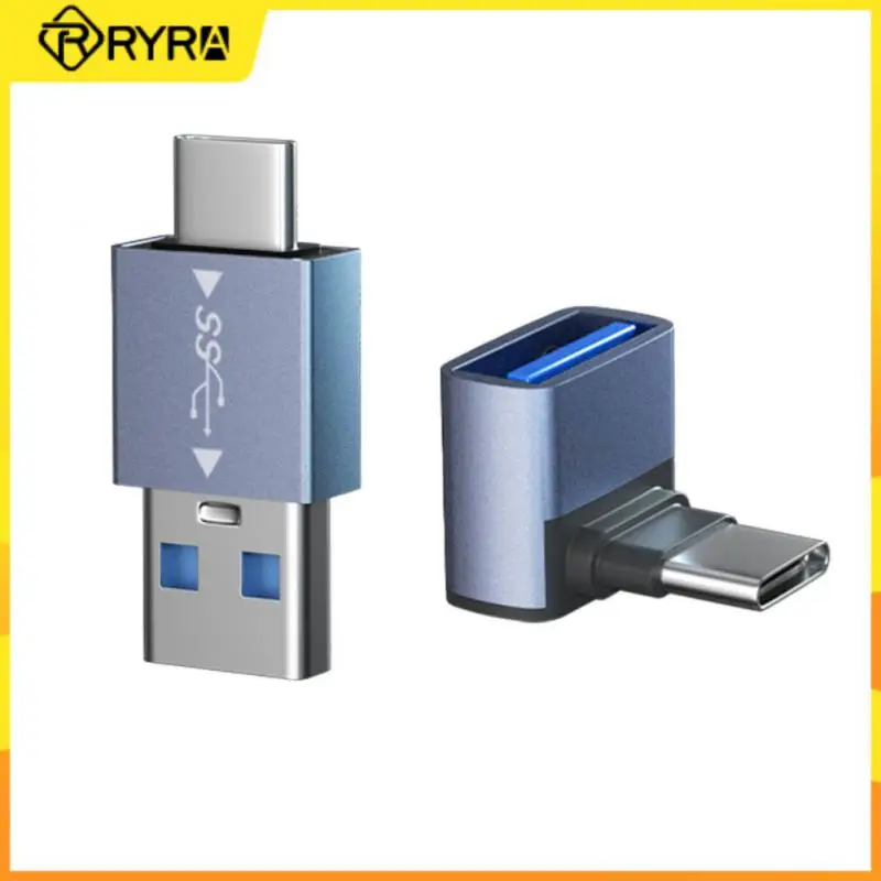 RYRA-Portable-USB-Type-C-Adapter-Male-To-USB-3-0-Female-OTG-Cable-Elbow ...