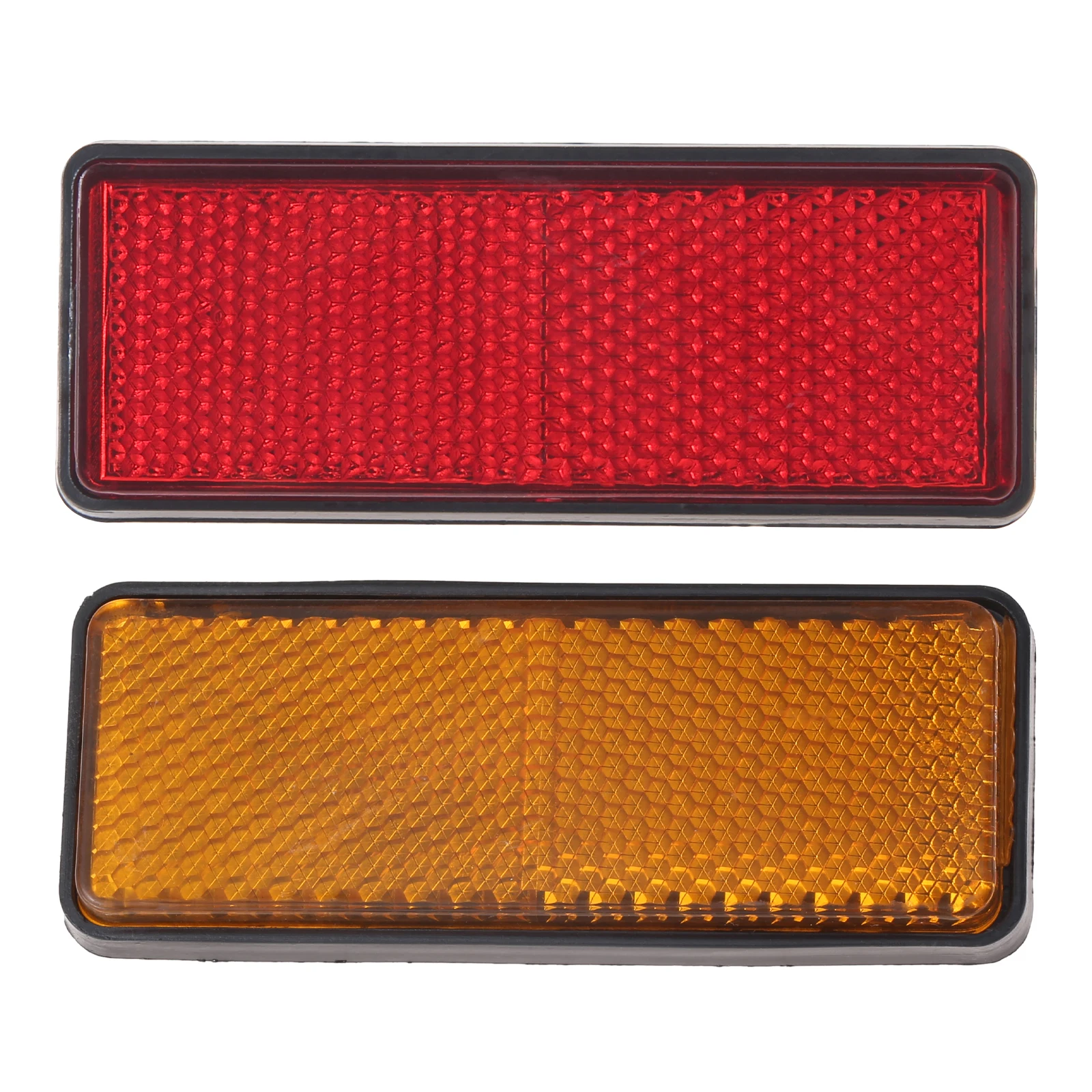 1Pc Motorcycle Rectangle Reflective Strip Turn Rear Lamp Light License ...