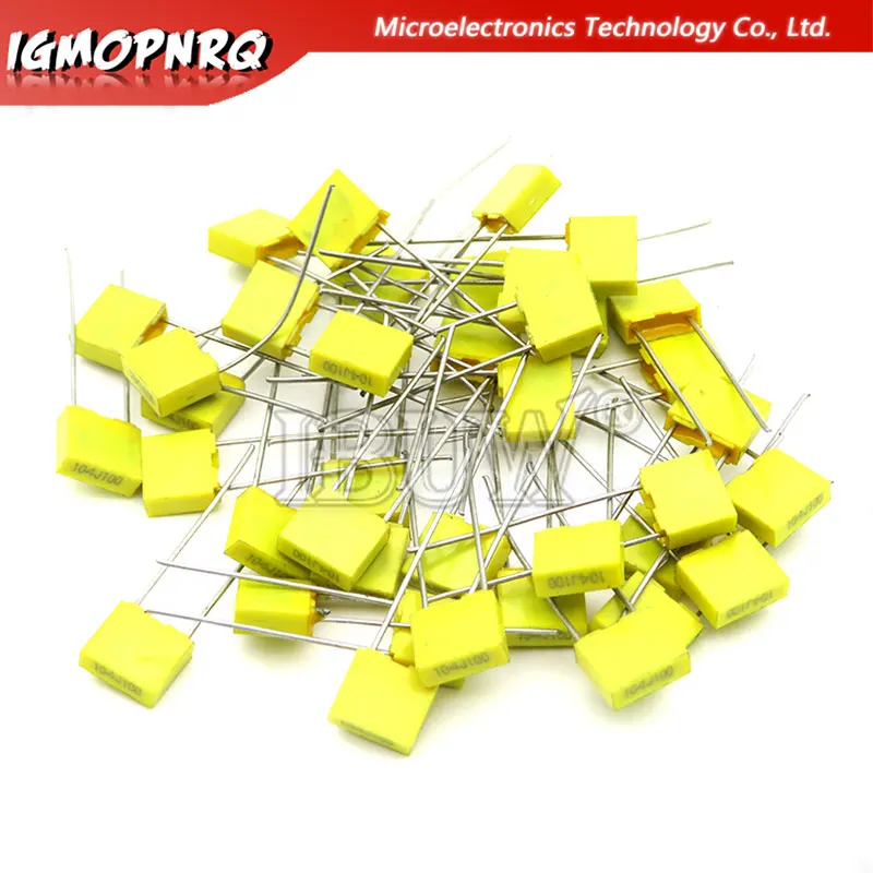 20PCS Polypropylene Safety Plastic Film 100V 1nF ~ 470nF 100nf 220nf ...
