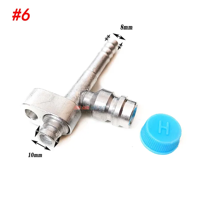 R134a AC Hose Clamp Aluminum Fitting for Air Conditioning Condenser ...