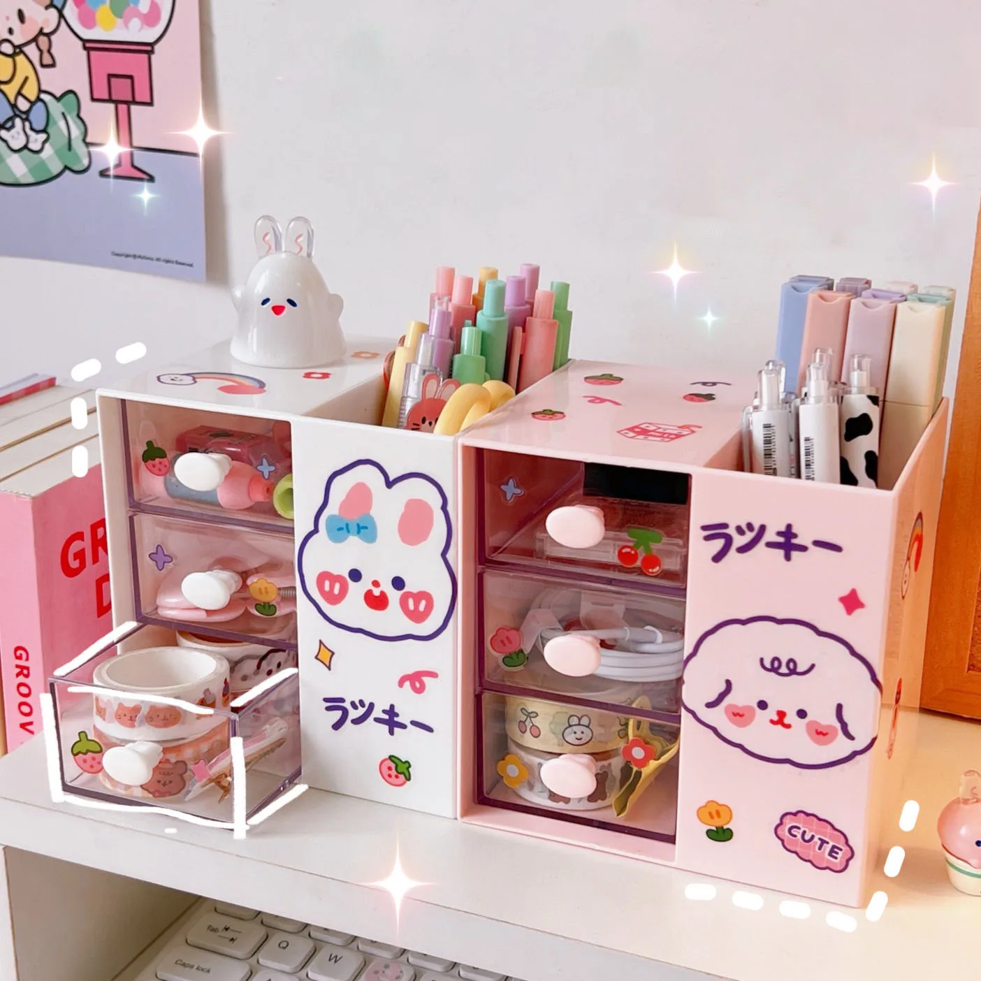 Colorful Desk Organizers