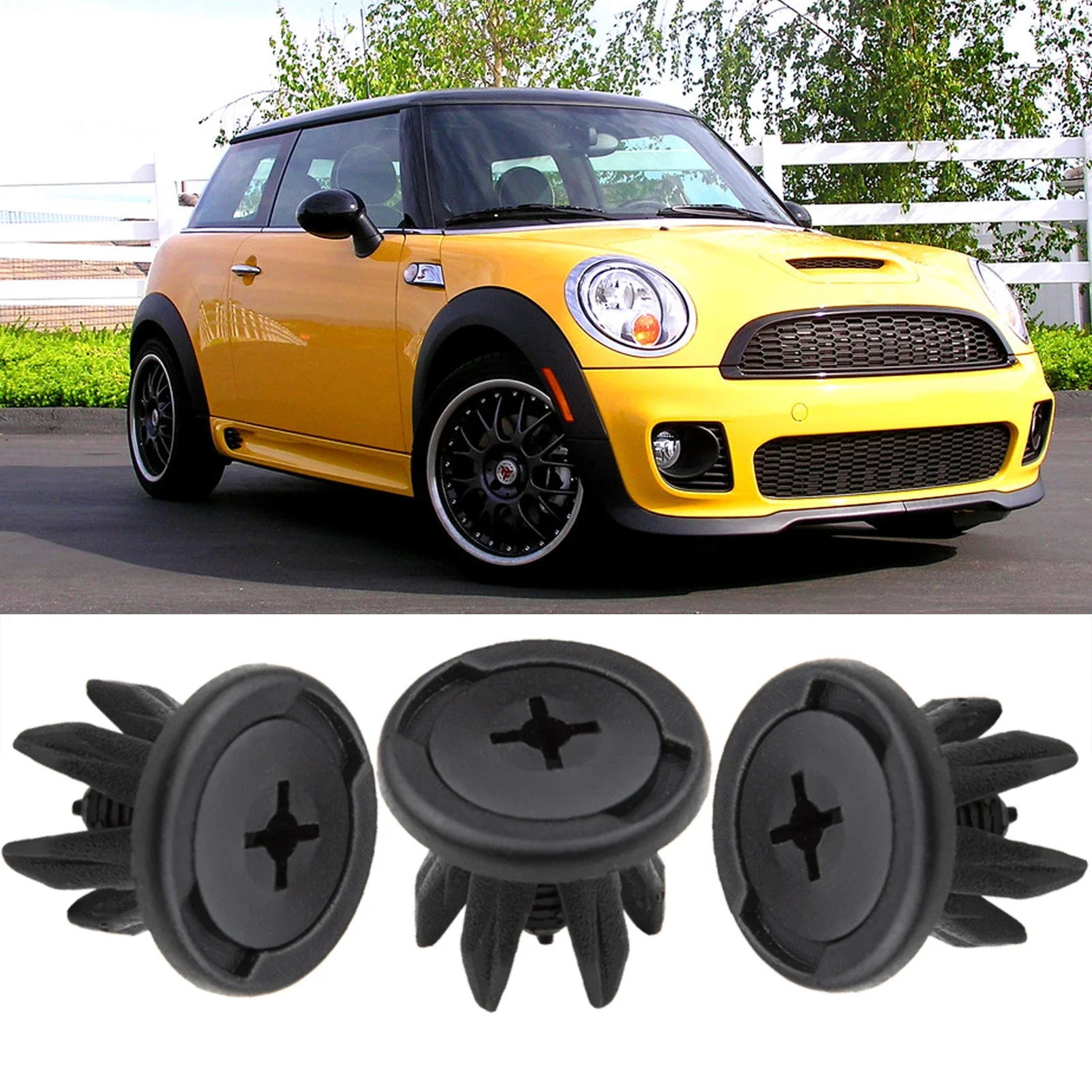 30PCS Inner Wheel Arch Liner Splashguard Fastener Trim Clips FOR BMW ...