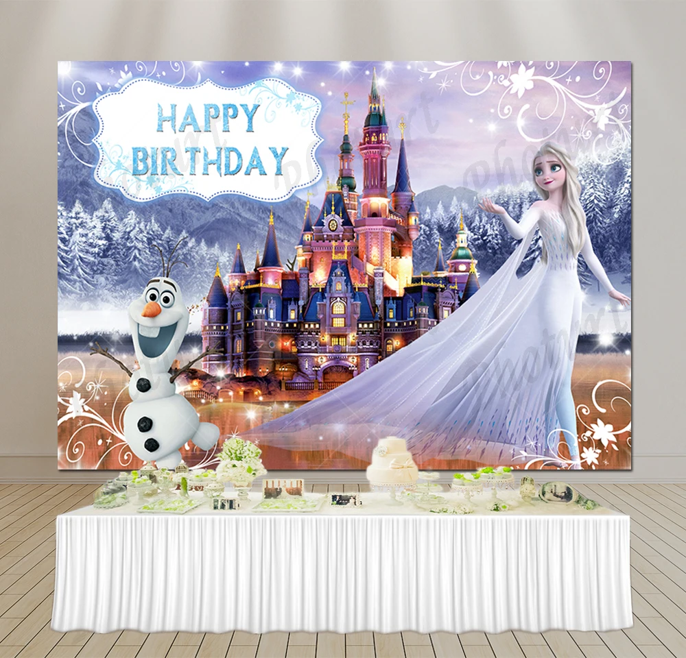 Disney Frozen Ice Background