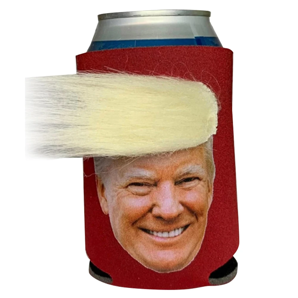 Trump-Funny-Hair-Beer-Can-Cooler-Non-Slip-Donald-Trump-Drink-Can-Cooler ...