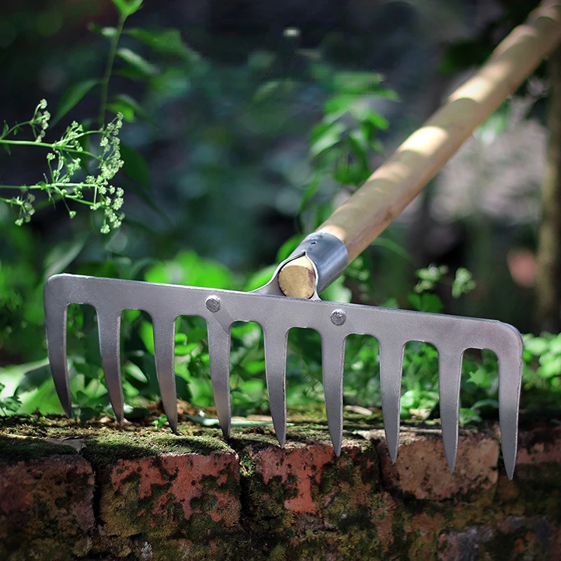 Rastrillo para deshierbe, rastrillo de azada, herramienta de granja, escarificador de deshierbe ...