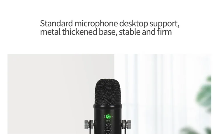 USB capacitive microphone set for home computer recording game high ...