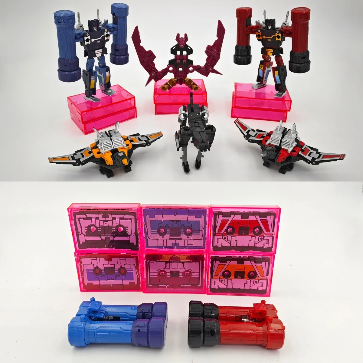 THF Transformation Toys Soundwave Six Tape Troop G1 Mindwipe Rumble ...