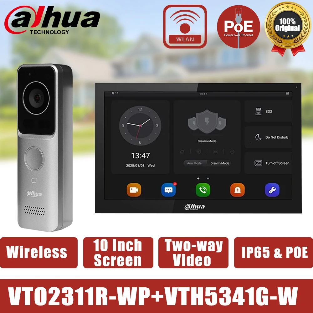 Dahua-Wi-Fi-Video-Intercom-Kit-10inch-Touch-Monitor-Wireless-Video ...