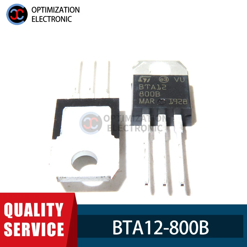 10PCS New original BTA12 800B thyristor 800V 12A triac switch tube ...