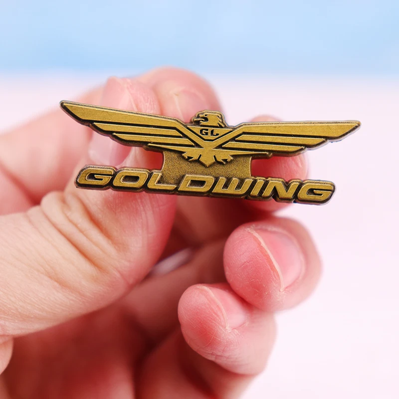 Japão motocicleta goldwing águia logotipo crachá broche presente do ...