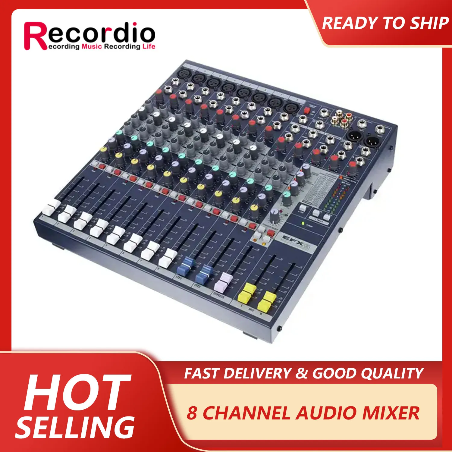 GAX-EFX8-Sound-Board-Console-Desk-System-Interface-8-Channel-48V ...