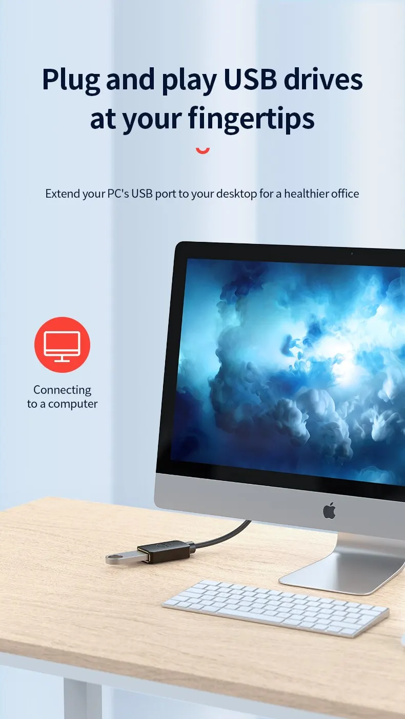 YHEMI MU711 USB 3.0 rallonge (1 2 3 mètres) | 2M - Achat / Vente mini ...