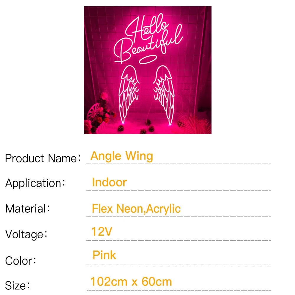 Beautiful Angel Wings With Halo
