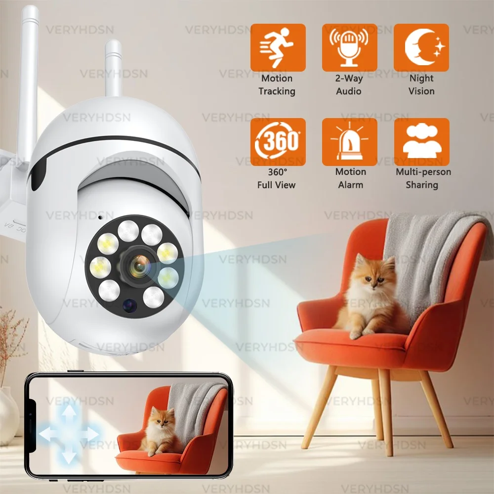3MP-Wifi-IP-Camera-HD-Wireless-Security-Surveillance-Camera-Outdoor-4X ...