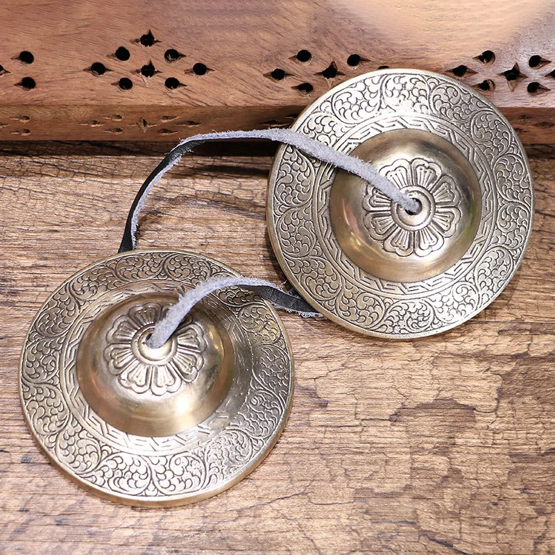 Nepal-Handmade-Tinkle-Bell-Large-Brass-Tibetan-Music-Bells-Sound ...