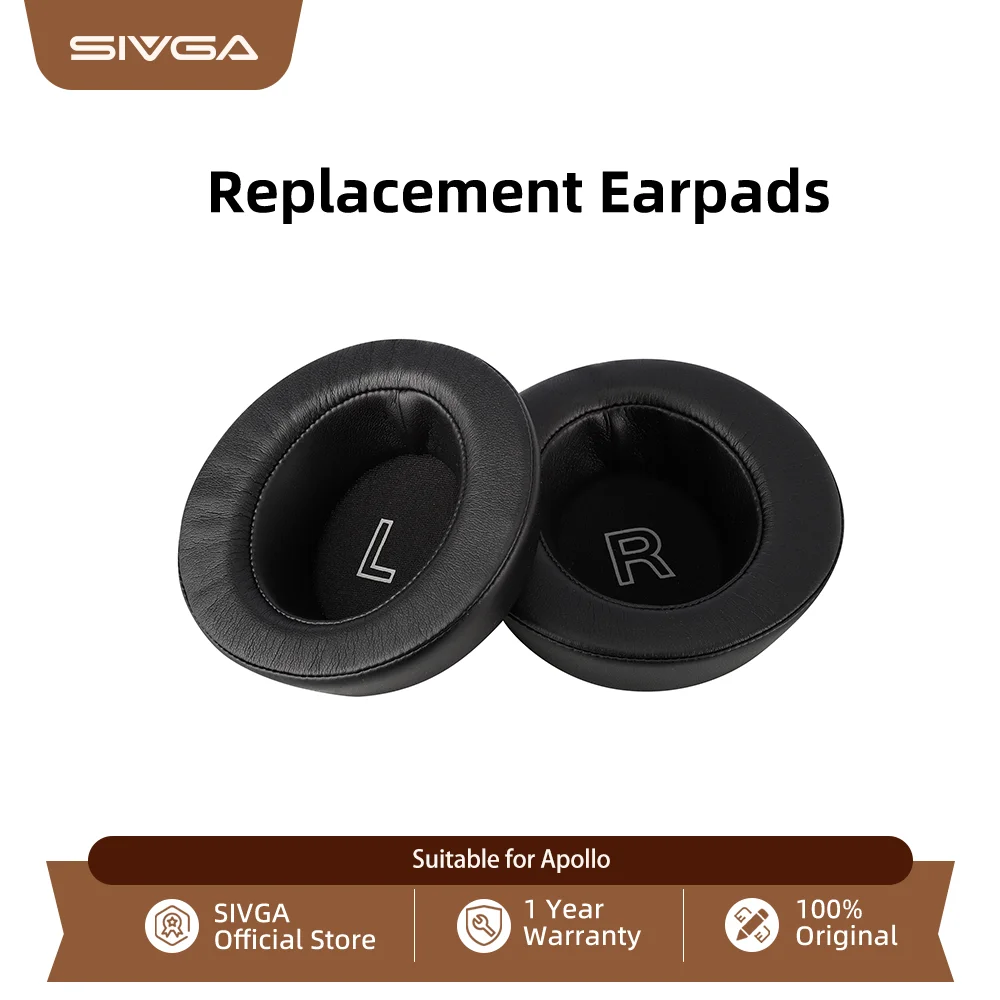 Sendy Audio Replacement Leather Earpads Soft Memory Foam Cushion ...
