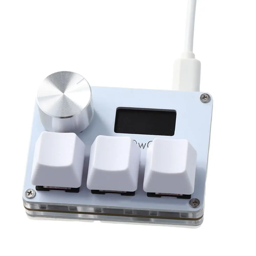 Magneticaxis O3C OSU 키보드 커스텀 매크로 기계식 키보드, IPS 컬러 스크린 노브, 게임용 키보드, 빠른 ...