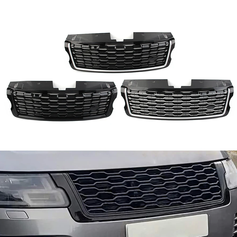 Car-Front-Bumper-Upper-Mesh-Grille-Facelift-For-Land-Rover-Range-Rover ...