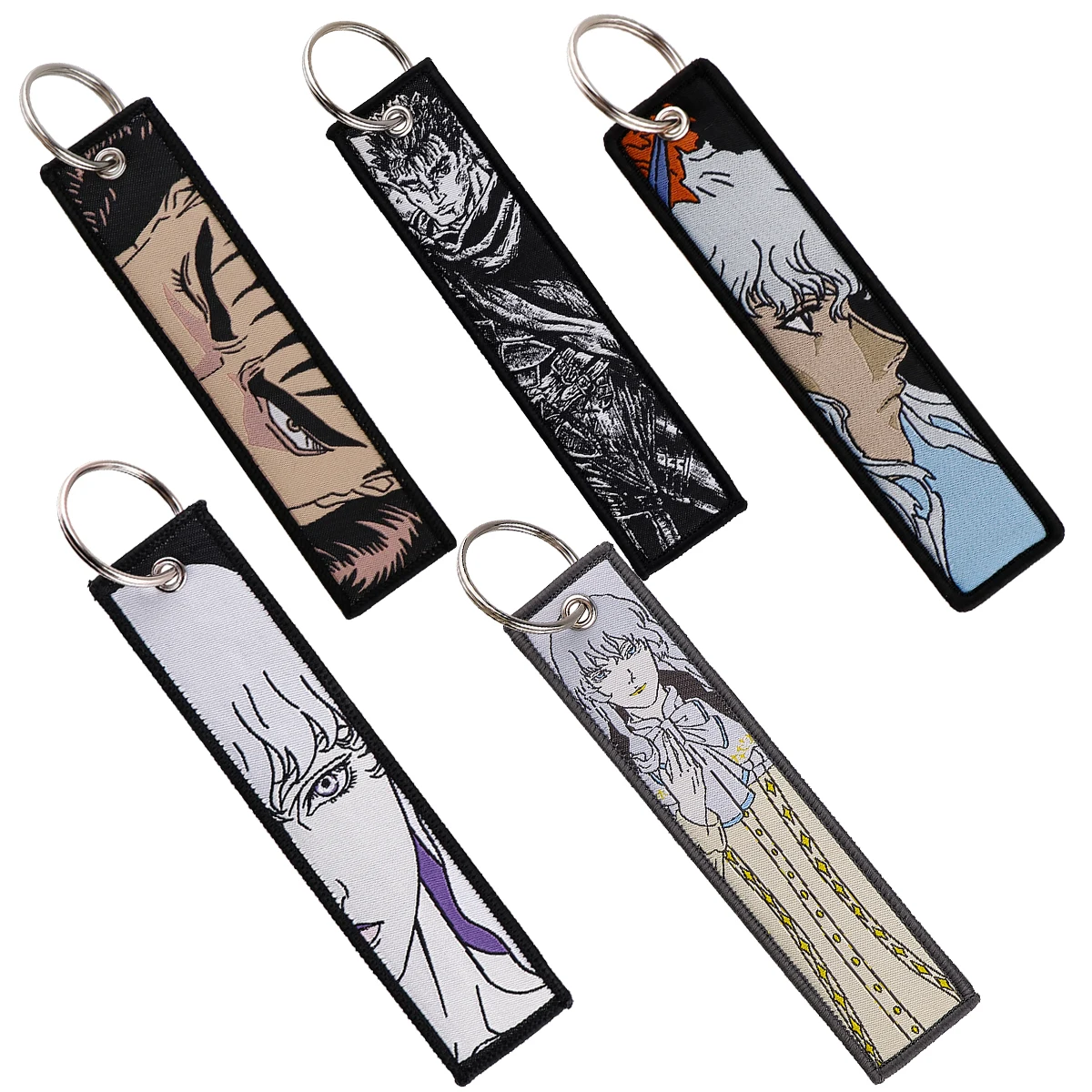 Japanese-Anime-Embroidery-Key-Fobs-Manga-Key-Tag-Motorcycles-Car ...