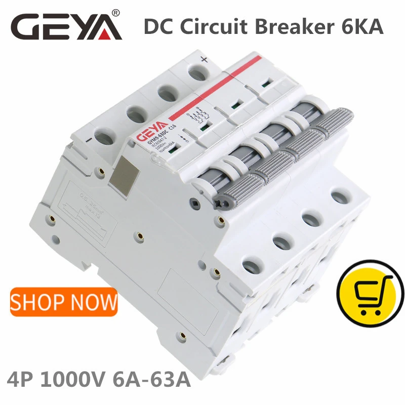 4 Pole Dc Circuit Breaker | Dc 16a Circuit Breaker | Circuit Breaker 4 ...