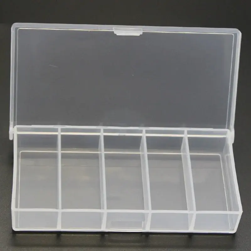 Burle-Mini-Five-grid-Fishing-Tackle-Box-Storage-Box-Sequin-Bait-Double ...