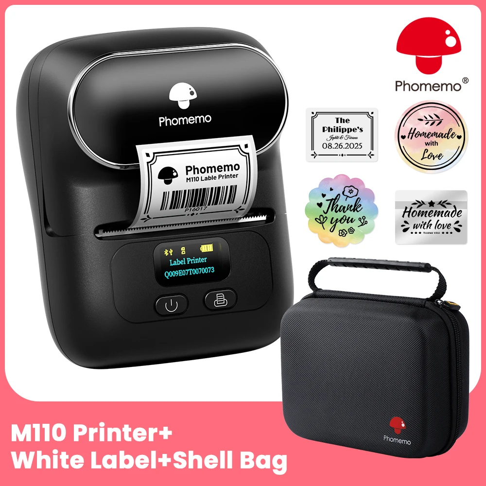 Phomemo-M110-Label-Printer-Mini-Printer-Thermal-Label-Maker-Portable ...