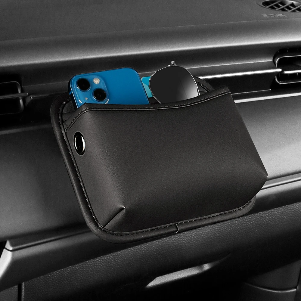 Self Adhesive Car Storage Pocket Sticky Organizer Bag Seat Back Side ...