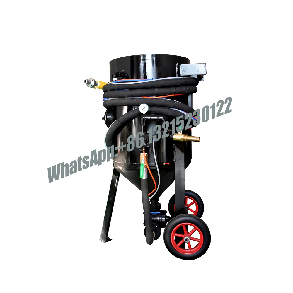 Industrial Portable Sand Blasting Machine, Automatic Drum Sandblaster ...