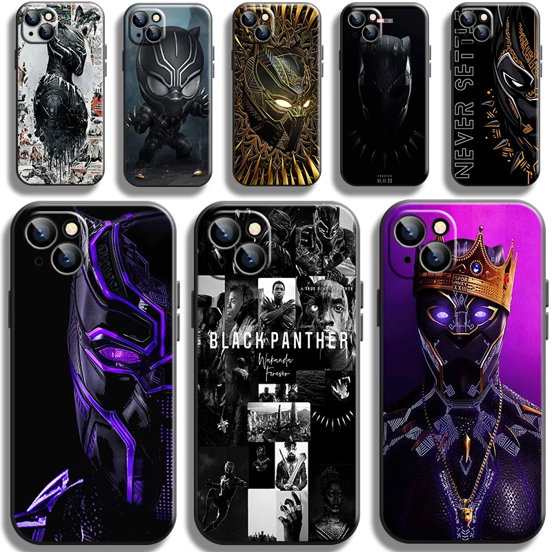 Marvel Avengers Black Panther Phone Case For iPhone 13 12 Pro Max Mini ...