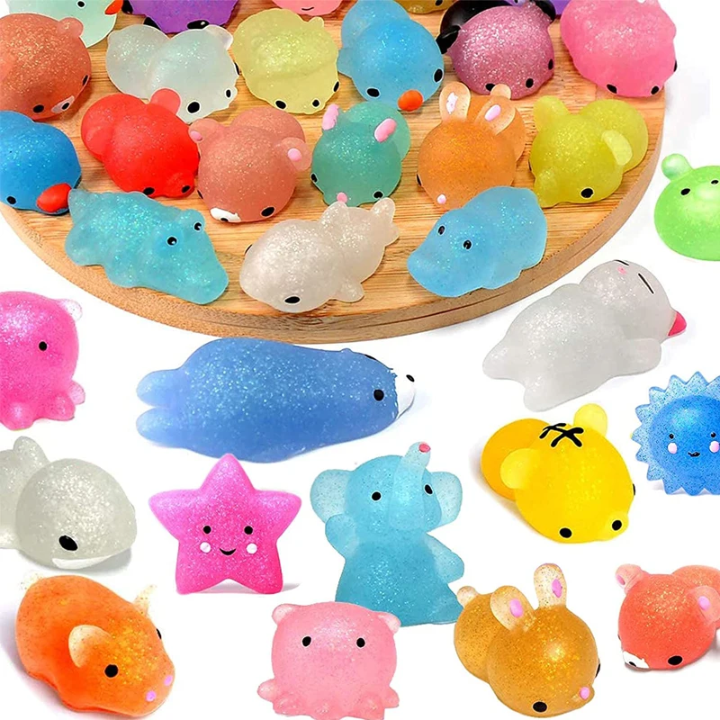 Mochis-Squishy-Glitter-Animal-antiestr-s-Kawaii-Fidget-Pack-Squeeze ...