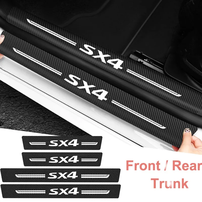 Car-Door-Trunk-Sill-Protective-Strip-Threshold-Anti-Kick-Sticker-Scuff ...