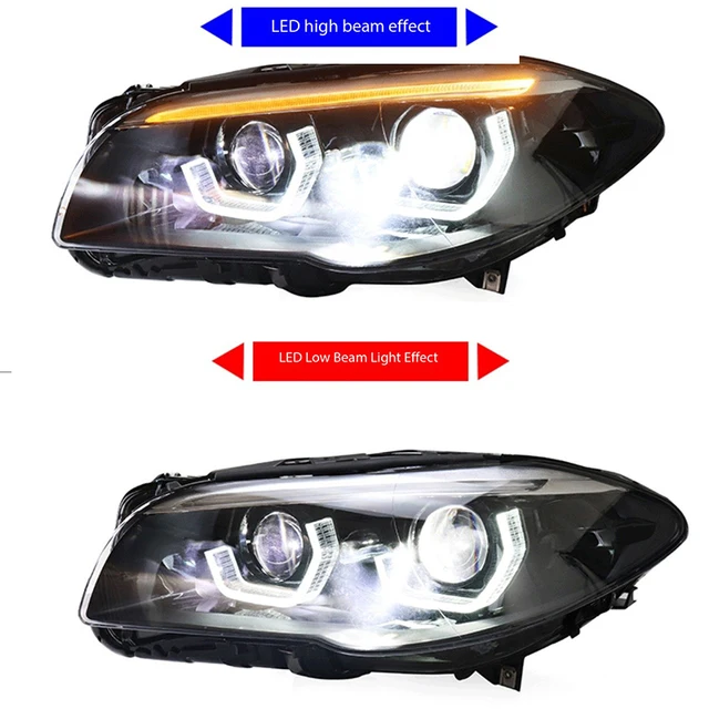 BMW 5-Series F10 OEM Style LED Headlight Upgrade 2012-2017, 43% OFF