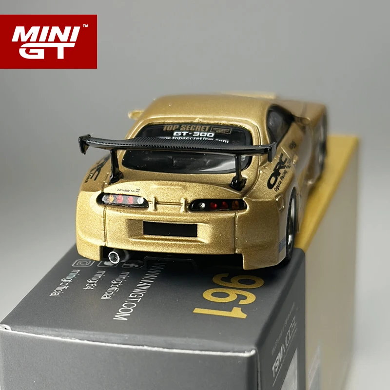MINIGT 1:64 Toyota Supra A80 Top Secret GT-300 Top Secret Gold Alloy ...