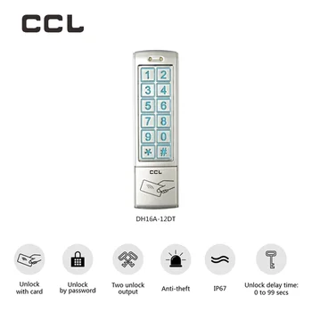 CCL RFID Standalone Access Control IP67 Waterproof Metal Keypad EM Card ...
