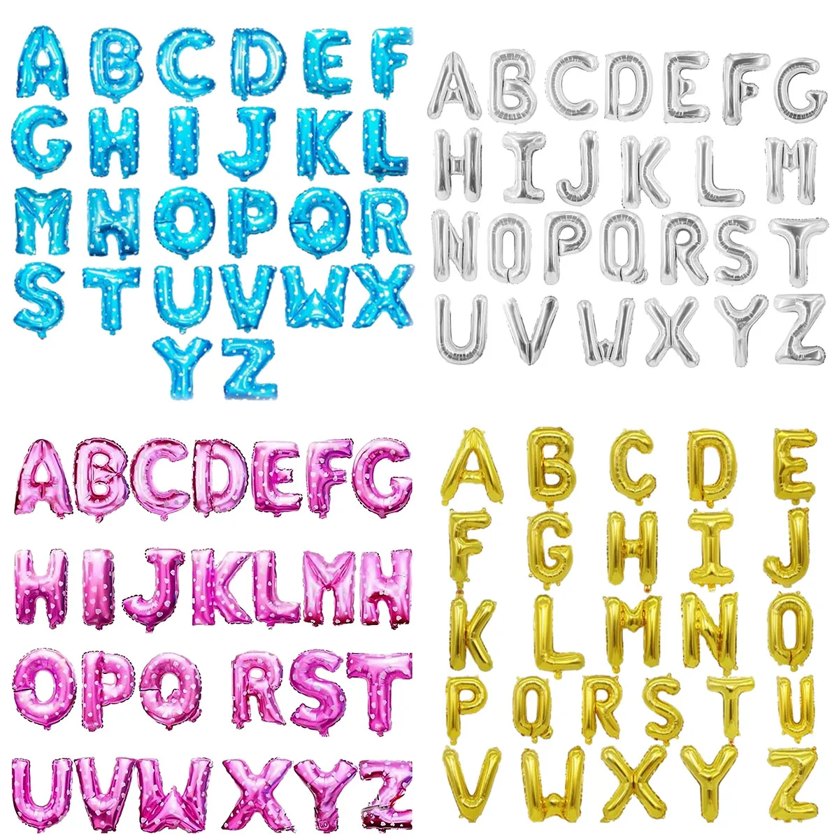 1PC-16inch-Alphabet-Foil-Letter-Balloon-Happy-Birthday-Party-Balloon ...