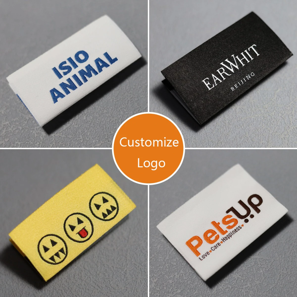 Custom-High-Quality-Clothing-Woven-Label-Private-Logo-Brand-Name-Neck ...