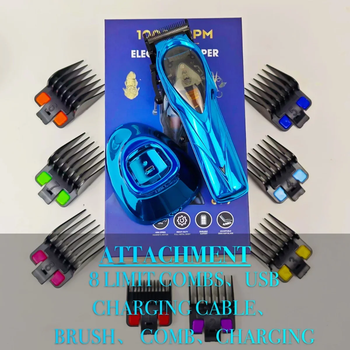 BRDCLIP-BRD699-Professional-Electric-Clipper-10000RPM-Magnetic-Motor ...
