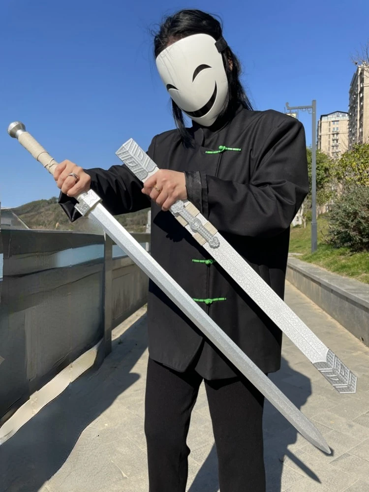 Ruyi-Han-Wood-Swords-Bamboo-Samurai-Blade-Iaido-Knife-with-Sheath-Tang ...