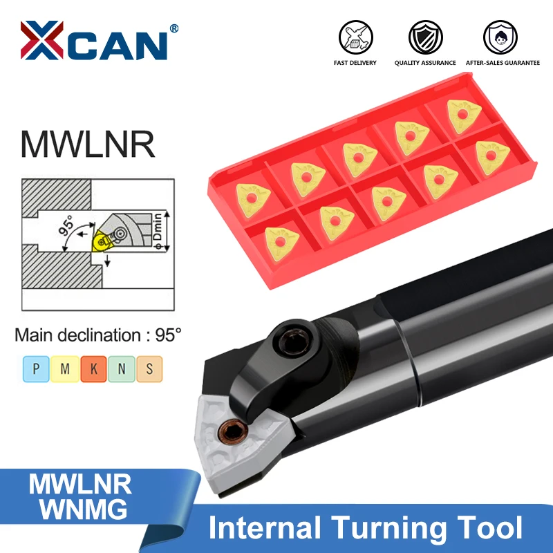 XCAN-10PCS-WNMG-Carbide-Insert-MWLNR-Internal-Turning-Tool-Holder-S16Q-MWLNR08-S20R-S25S-CNC ...