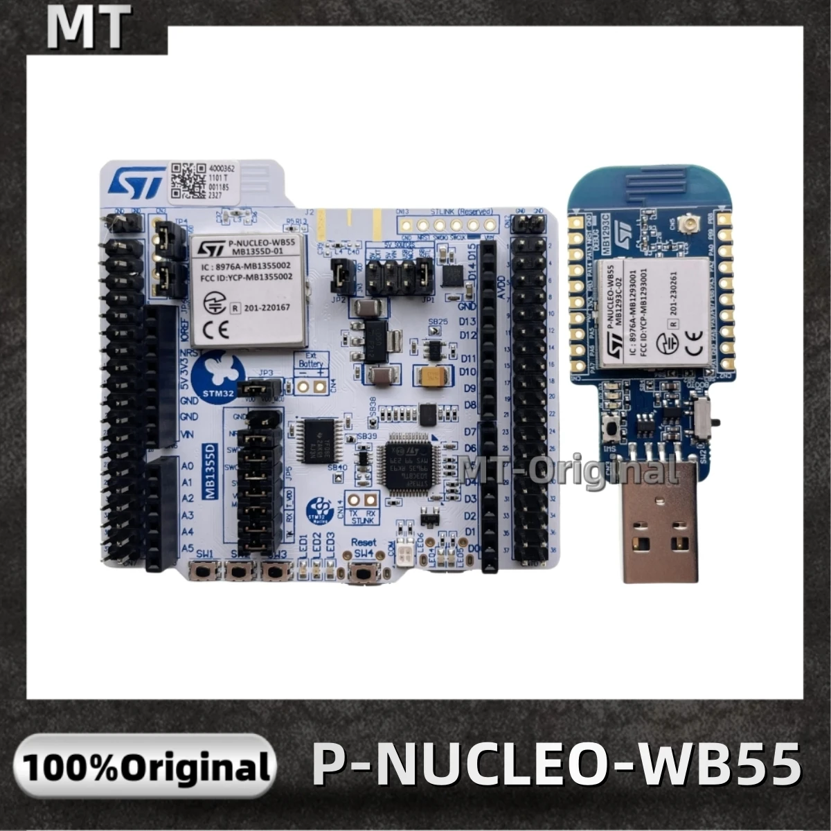 1PCS-LOT-P-NUCLEO-WB55-Development-Evaluation-Board-Kit-STM32WB55-CGU6-RGV6-USB-dongle-New ...