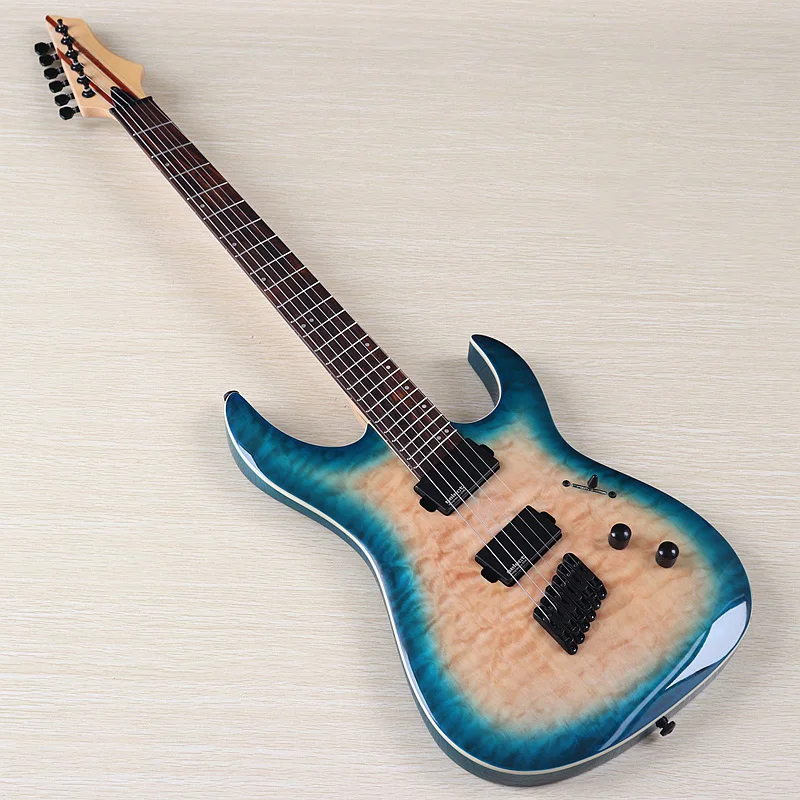 High-Grade-Electric-Guitar-6-String-Birds-s-Eye-Maple-Top-39-Inch-Solid ...