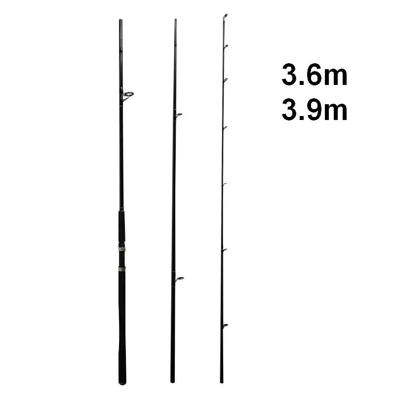 ZZ383 3.6m MH, 3.9m H, 3 Sections Lure Spinning Fishing Rod Carbonfiber ...