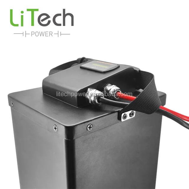 Litech Power 48V 100Ah/24V 200Ah LiFePO4 Batteries: 4.8kWh Server Rack