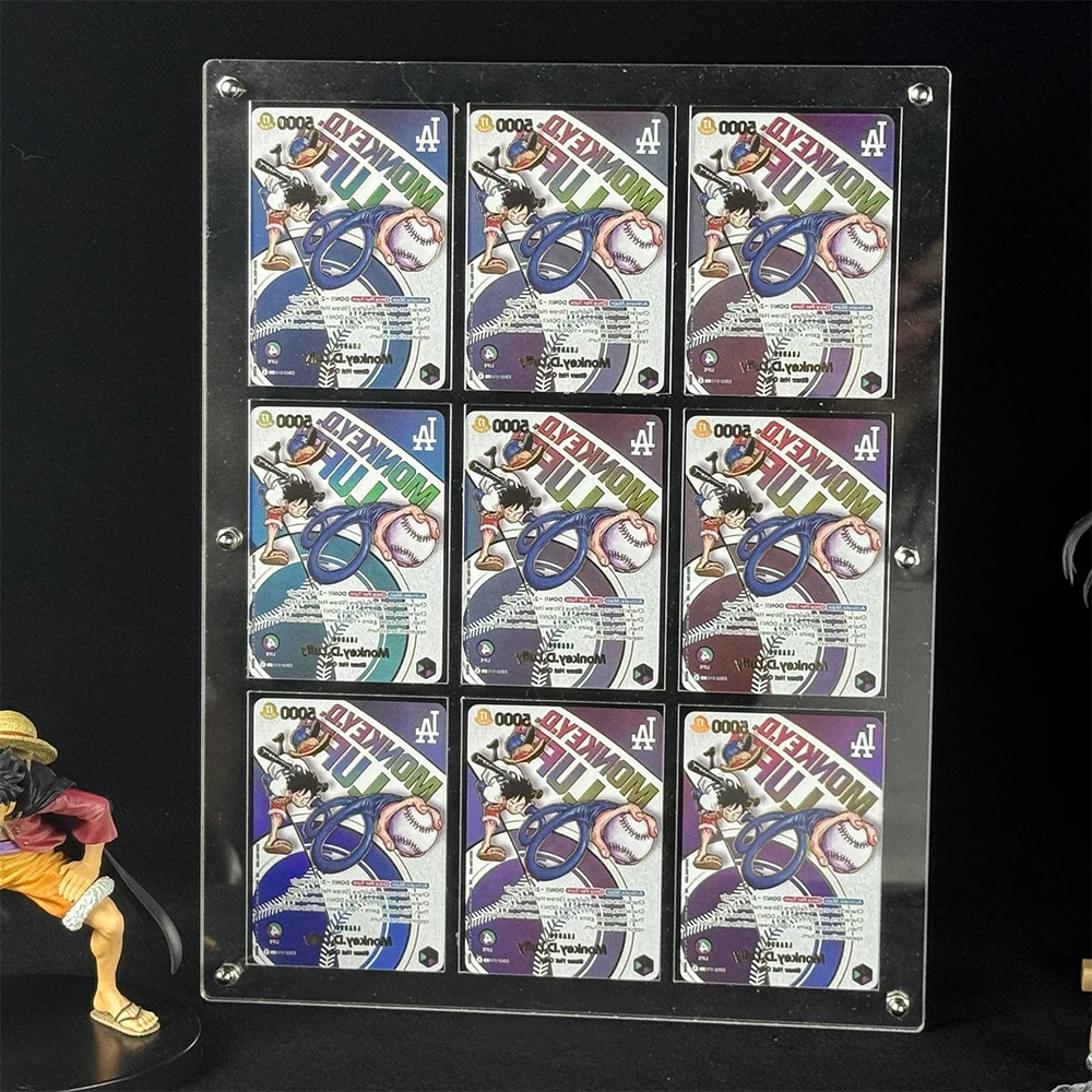 Anime OPCG DIY One Piece Collect Card Baseball Monkey D Luffy English ...