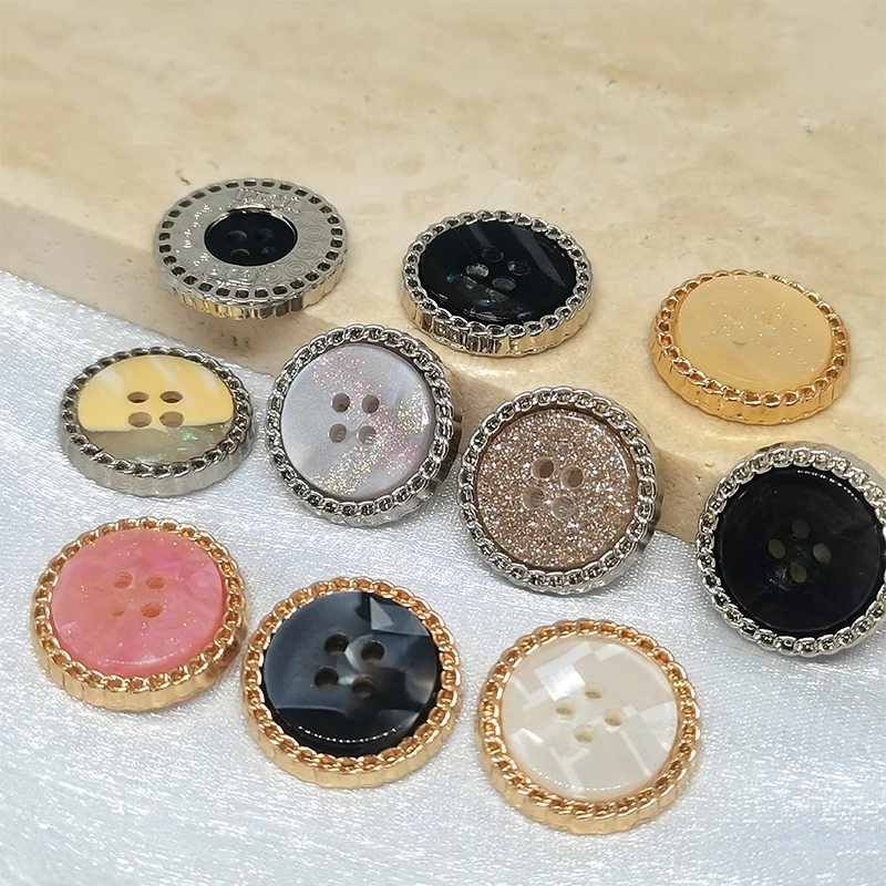 18-23-25MM-Wholesale-4-Holes-Buttons-Of-Clothing-Glitter-Shell-Effect ...